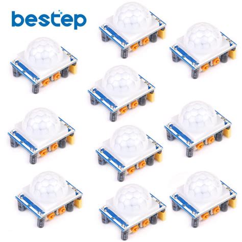 10pcs Hc Sr501 Adjust Ir Pyroelectric Motion Sensor Module For Arduino