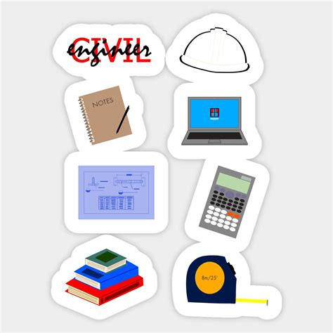 Inspirational Civil Engineer Sticker