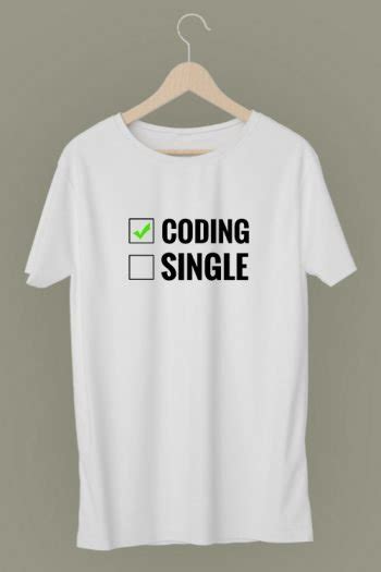 Funny Coding Relationship Status Pun Code Programmer TShirt MerchShop