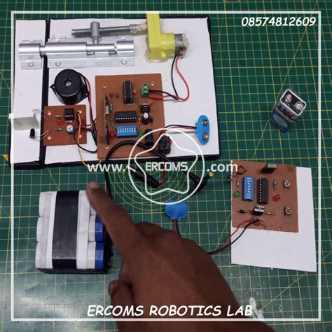 Rf Controlled Door Lock System Ercoms Projects