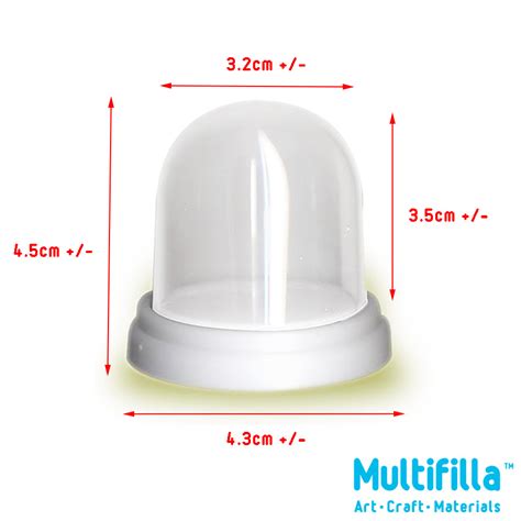 Small Plastic Display Dome Multifilla