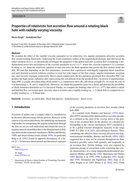 Properties Of Relativistic Hot Accretion Flow Around A Rotating Black Hole With Radially Varying