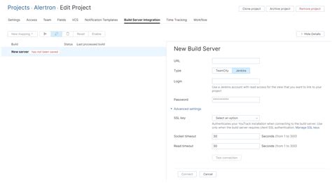 Integrate With Jenkins Youtrack Server Documentation