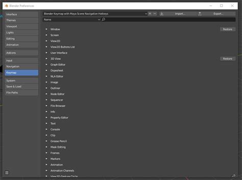Blender Preferences Is Missing Keymap Preferences Technical Support Blender Artists Community