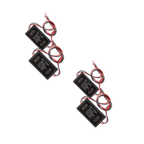 WORGEOUS 4 Pcs Led Stop Light Flasher Module Car Tail Light Strobe Controller Tail Light Flasher