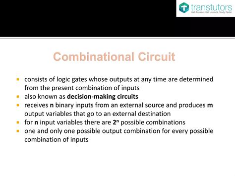 Combinational Circuits Computer Science Pptx Computing