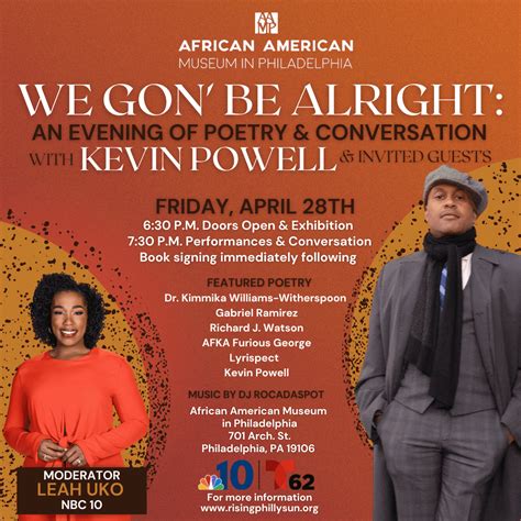 An Evening Of Poetry With Kevin Powell Rising Sun