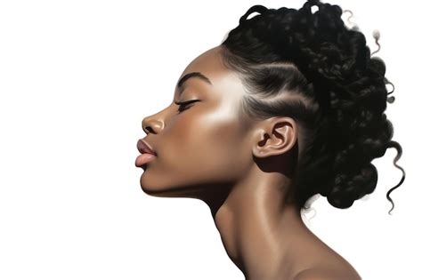 Portrait Adult Woman Skin Premium Ai Generated Image