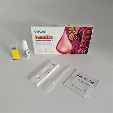 New Tech Std Syphilis Treponema Pallidum Tp Rapid Test Test Strip And Diagnostic Test