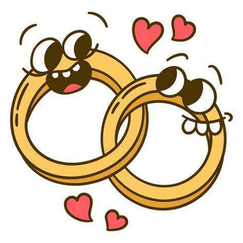 Wedding Ring Cartoon Drawing