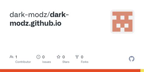 Github Dark Modz Dark