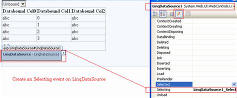 Linqdatasource With Aspnet Data Controls Part Iii Codeproject