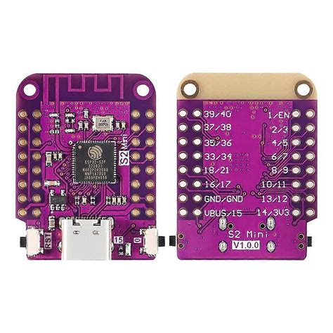 4pcs Esp32 S2 Mini V100 Wifi Iot Board Based Esp32 S2fn4r2 Esp32 S2 4mb Flash 2mb Psram