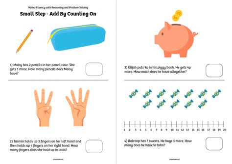 Y1 Activities For Add By Counting On Spring Term Block 1 Addition And Subtraction Weeks 1