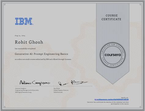 Rohit Ghosh On Linkedin Generativeai Promptengineering Ibm Coursera Lifelonglearning