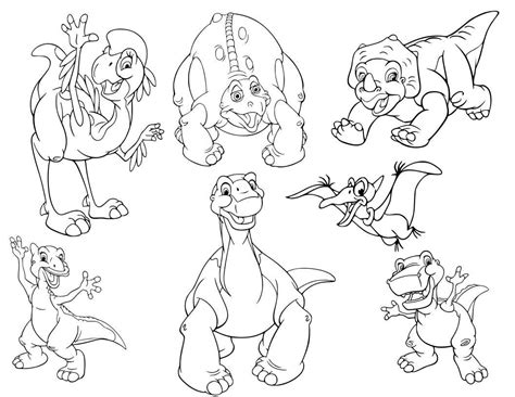 Land Before Time Collection Svg Pdf Png Files Etsy