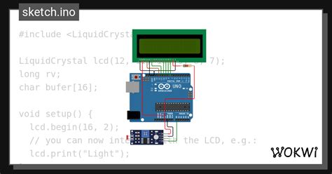 Photoresistor Wokwi Esp32 Stm32 Arduino Simulator