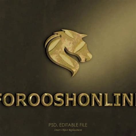 خرید و قیمت دانلود فایل فتوشاپ Psd و لایه باز موکاپ لوگو با کیفیت بالا طرح لوگو سنگی برجسته ترب