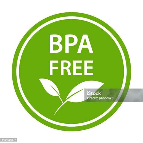 Bpa 무료 비스페놀 A 및 프탈레이트 그래픽 디자인 로고 웹 사이트 소셜 미디어 모바일 앱 Ui 일러스트 레이 션을위한 무료