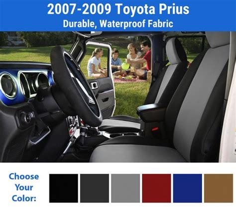 Genuine Neoprene Seat Covers For 2007 2009 Toyota Prius Ebay