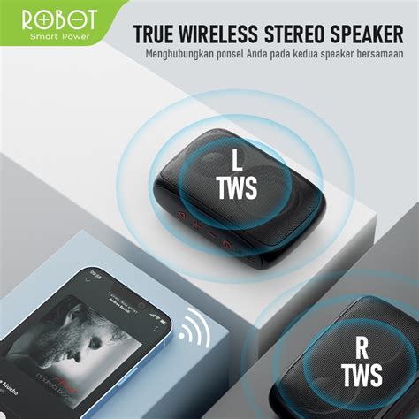 Speaker Bluetooth Robot Rb110 Portable Speaker Bluetooth Bass Speaker