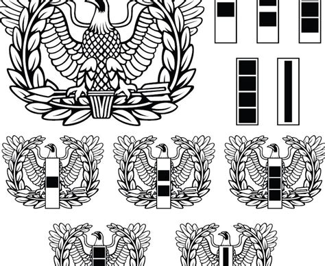 Army Warrant Officer Badge Vector File Svg Digital File Digital File