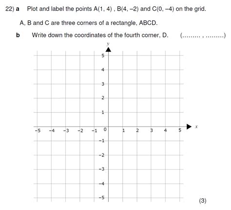 11 Plus 11 Maths Coordinates Past Paper Questions Pi Academy