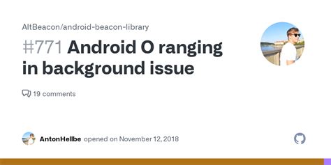 android o ranging in background issue · issue 771 · altbeacon android