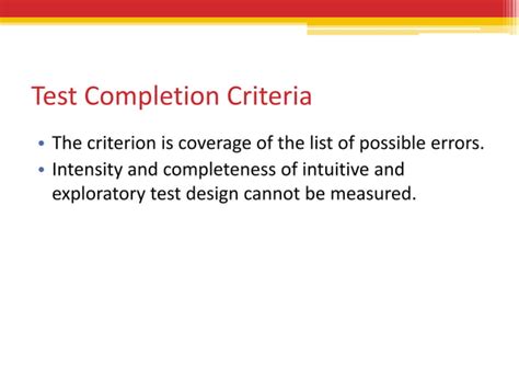 Software Testing Foundations Part 6 Intuitive And Experience Based Testing Pptx