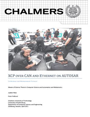 Fillable Online XCP OVER CAN AND ETHERNET ON AUTOSAR Fax Email Print PdfFiller
