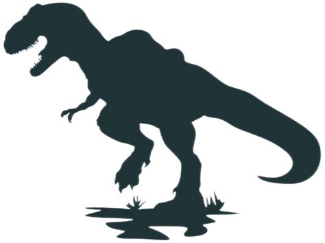 Dinosaur Silhouette Tyrannosaurus 12932988 Png