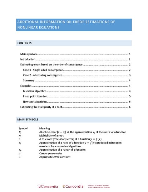 Engr391 L2 07 01 Error Estimations Of Nonlinear Equations Additional Information On Error