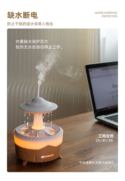 跨境新款水滴香薰机加湿器家用大雾量桌面静音遥控式精油扩香机 阿里巴巴