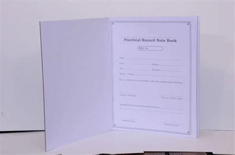 Cardboard Cover Perfect Bound School Practical Notebook A4 At ₹ 56 In Sivakasi