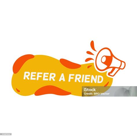 확성기로 친구 발표를 참조하십시오 밝은 음성 거품 리본 메가폰 추상적 인 모양 벡터 일러스트 레이 션 0명에 대한 스톡 벡터 아트 및 기타 이미지 Istock