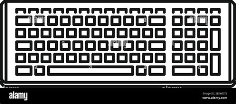 Control Keyboard Icon Outline Style Stock Vector Image And Art Alamy