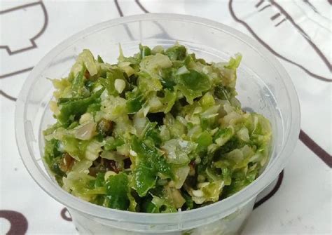 Resep Sambal Cabe Ijo Khas Minang Oleh Mama Kafa Cookpad