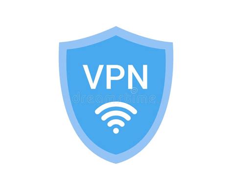 Vpn Shield Icon Concept Sign Vector Wifi Element Stock Vector Illustration Of Secure