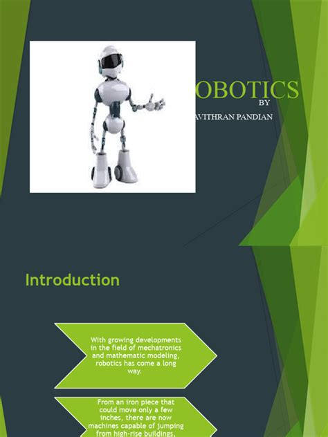 Robotics Seminar Pdf Robotics Engineering