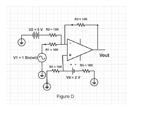 Solved In Circuit Shown In Figure D The Voltage Adder Using