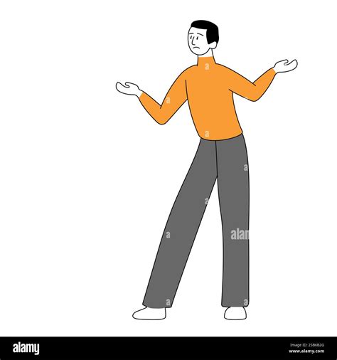 Thoughtful Characters With Question Marks Solving Problems Or Searching