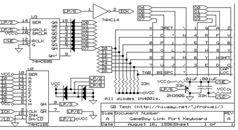 Midi Keyboard Schematic