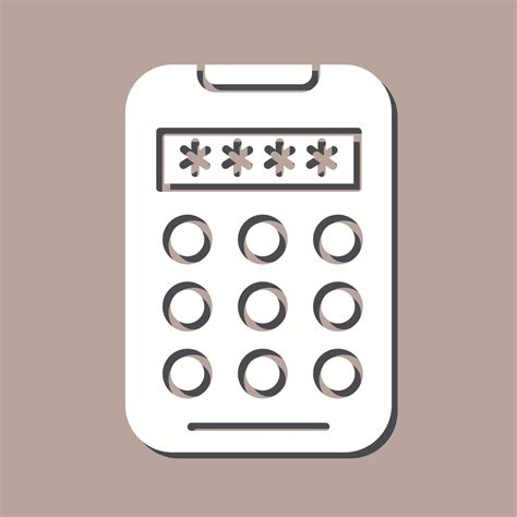 Pin Code Vector Icon 21444445 Vector Art At Vecteezy