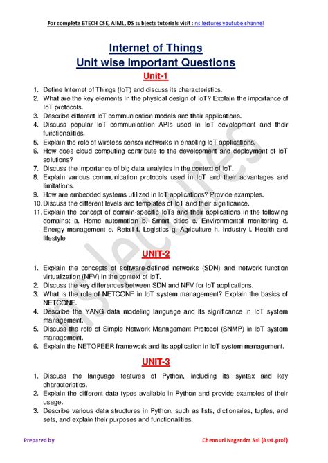 CD Compiler Design Unitwise Important Questions Summary Studocu