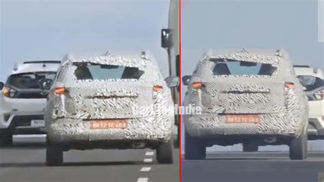 2023 Tata Nexon Facelift Seen Alongside Current Model Car Blog India