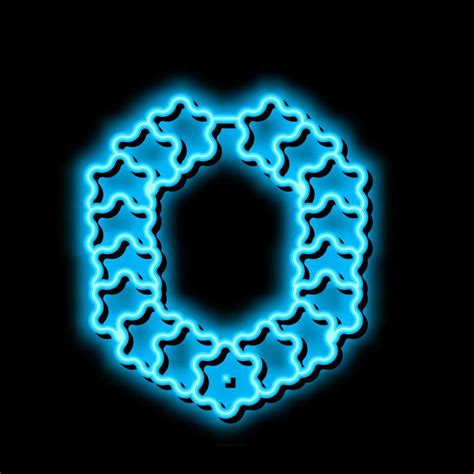 Flower Decoration Neon Glow Icon Illustration Vector Art At Vecteezy