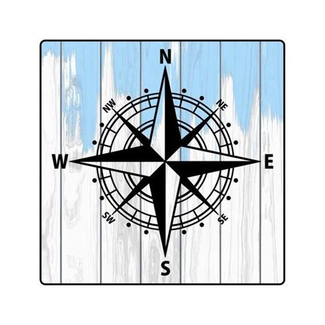 Compass Sticker Compass Rose Compass Decal Compass Rose Decal