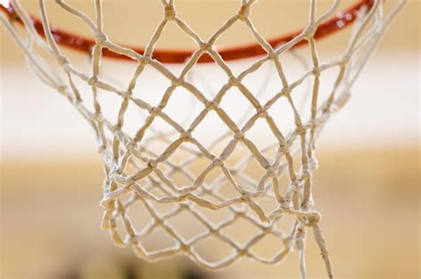 Premium Photo Close Up Of Basketball Hoop And Net