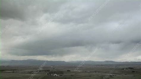 Passing Cold Front Timelapse Stock Video Clip K0036162 Science