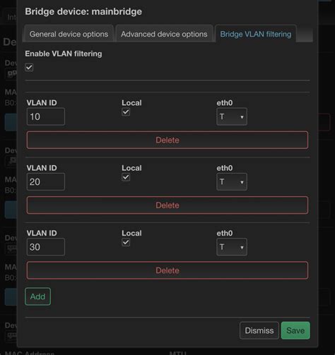 can t configure dsa vlan bridge network and wireless configuration